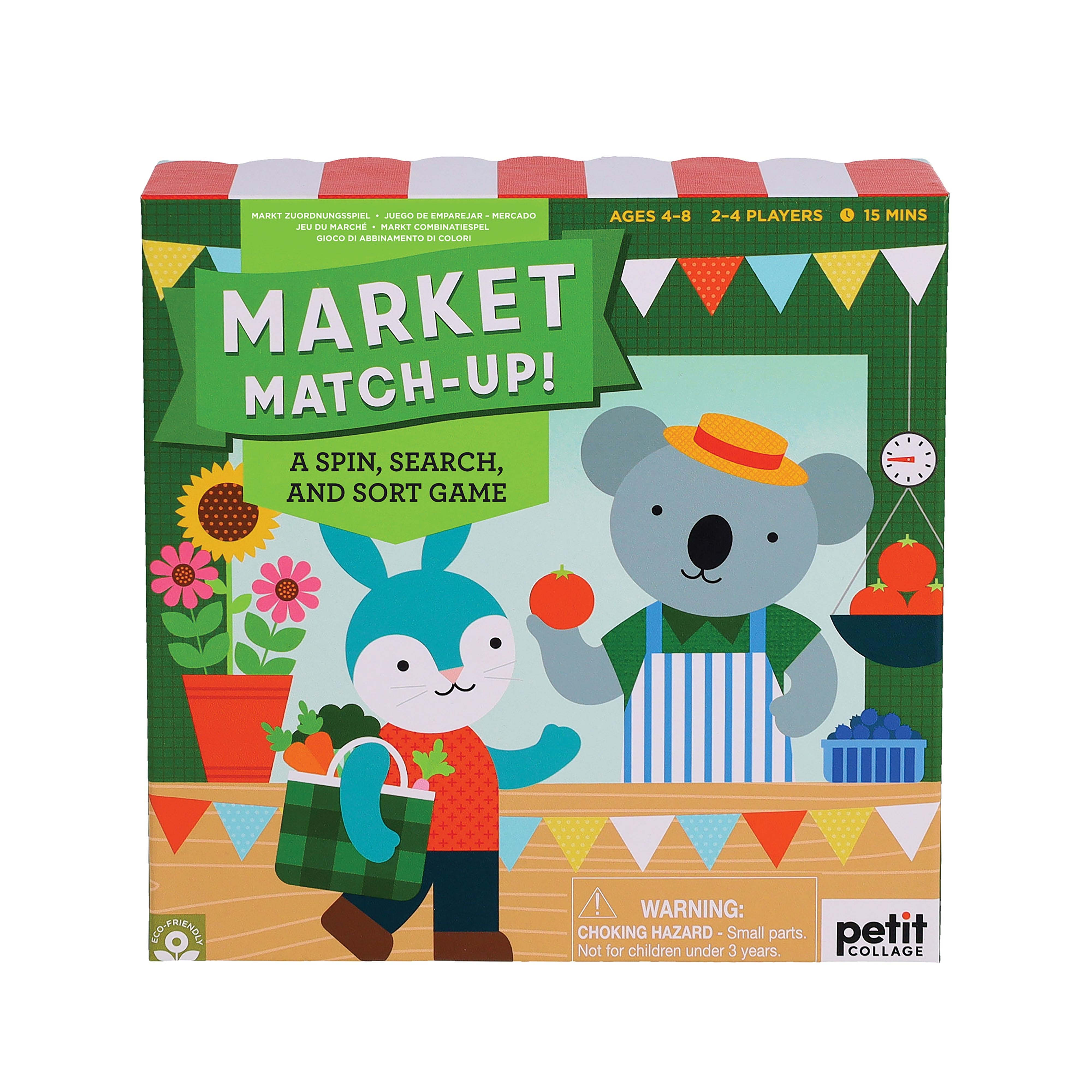 Petit Collage - Market Match Up Game · Little Sprout - Read Play Learn
