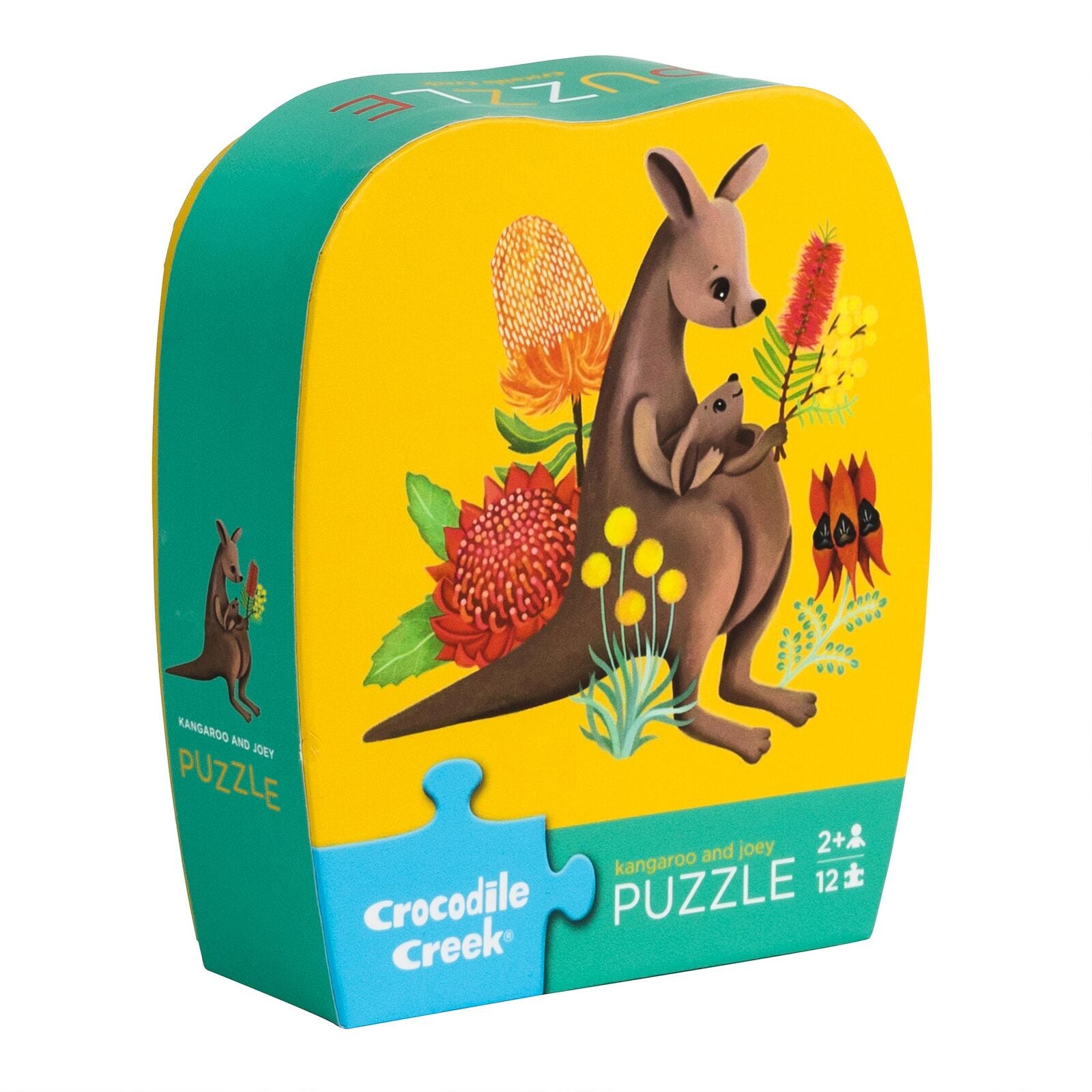 Crocodile Creek | Kangaroo and Joey 12 Pc Puzzle · Little Sprout - Read ...