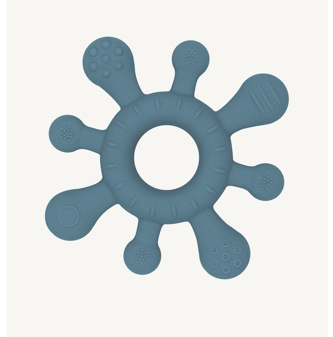 Playground - Silicone Splash Teether - Steel Blue · Little Sprout ...