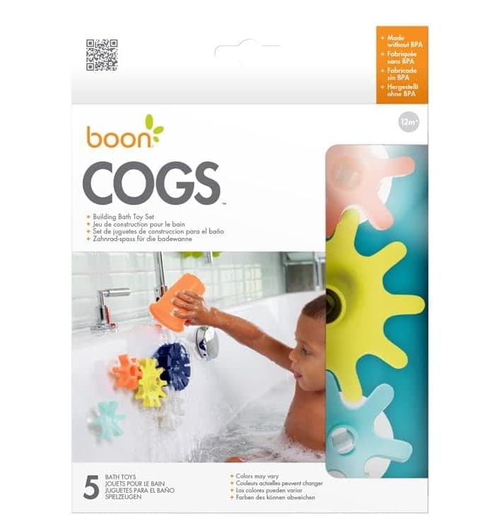 Boon | Cogs | Navy and Yellow · Little Sprout - Read Play Learn