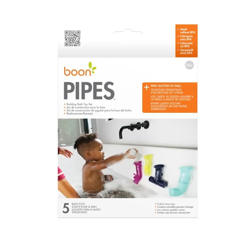 Boon - Pipes Navy/Yellow · Little Sprout - Read Play Learn