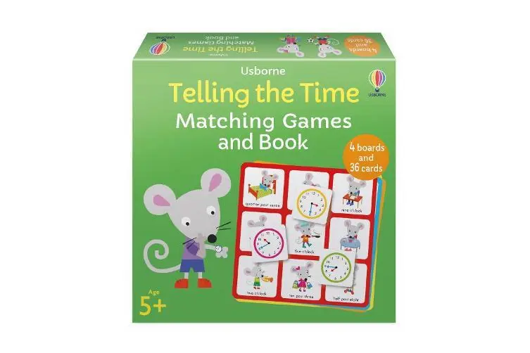 Usborne | Telling the Time - Matching Games and Book · Little Sprout ...
