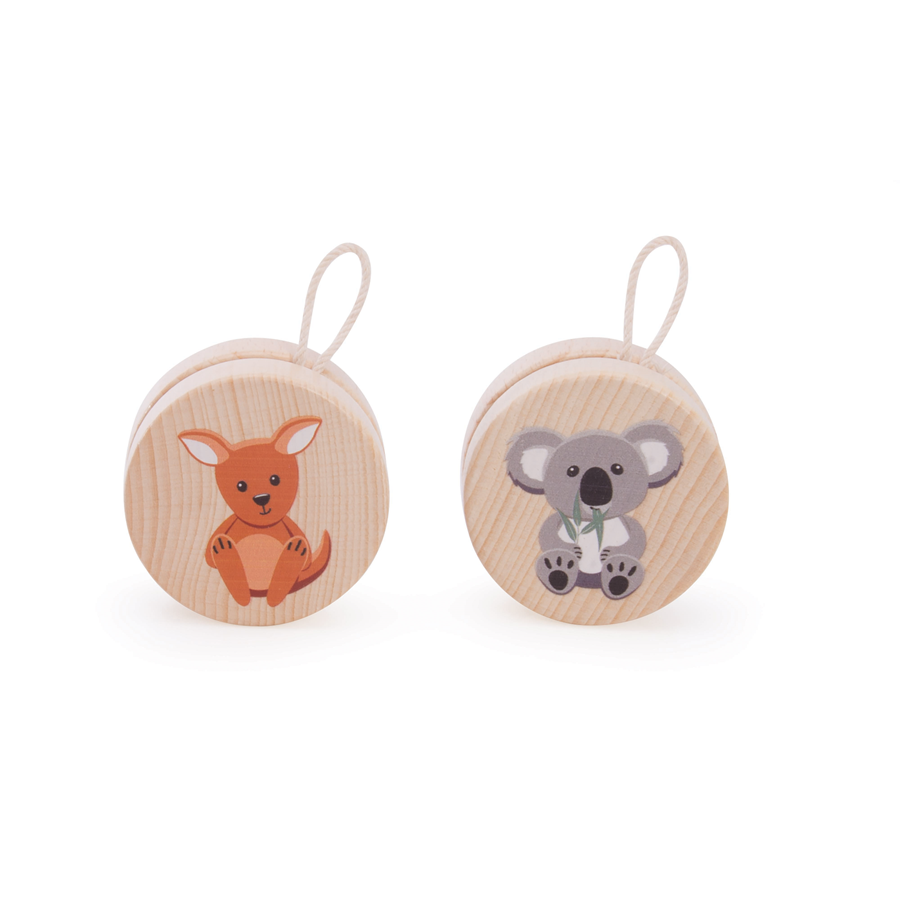 Australian Animal Wooden Yoyo · Little Sprout - Read Play Learn